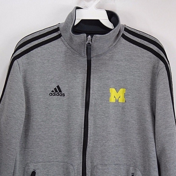 adidas | Jackets & Coats | Adidas Mens Small Michigan Football Jacket ...